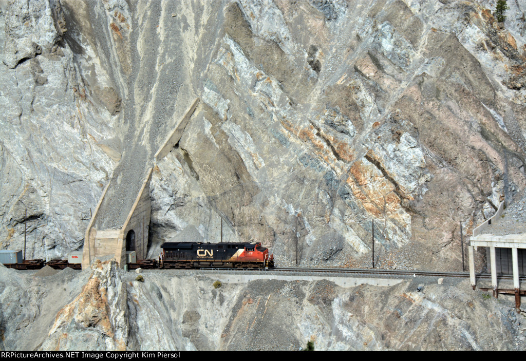 CN 2821 Pusher - WB CN Ashcroft Sub